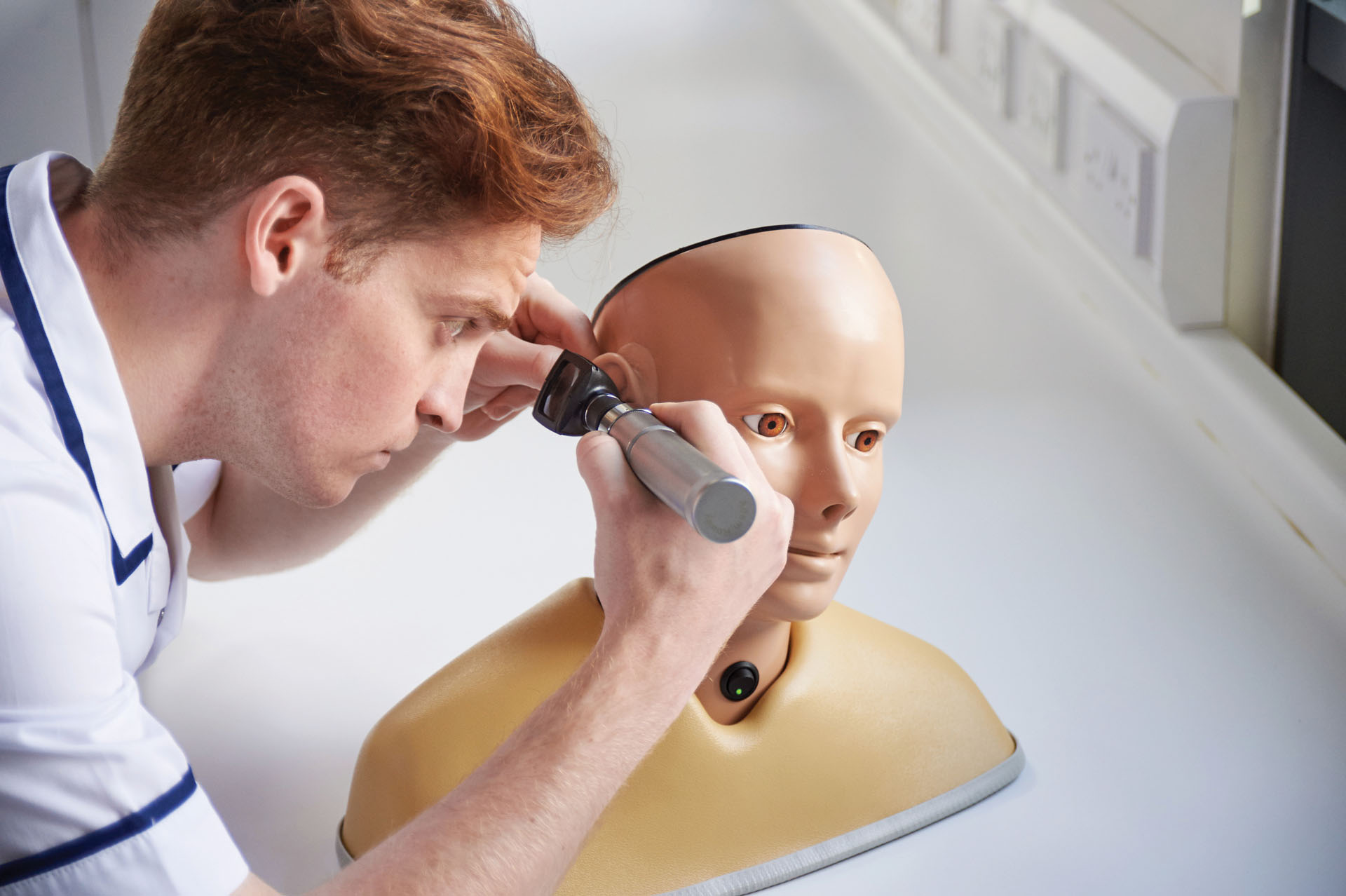 DISCONTINUED Digital Ear Examination Trainer, Dark - Adam,Rouilly