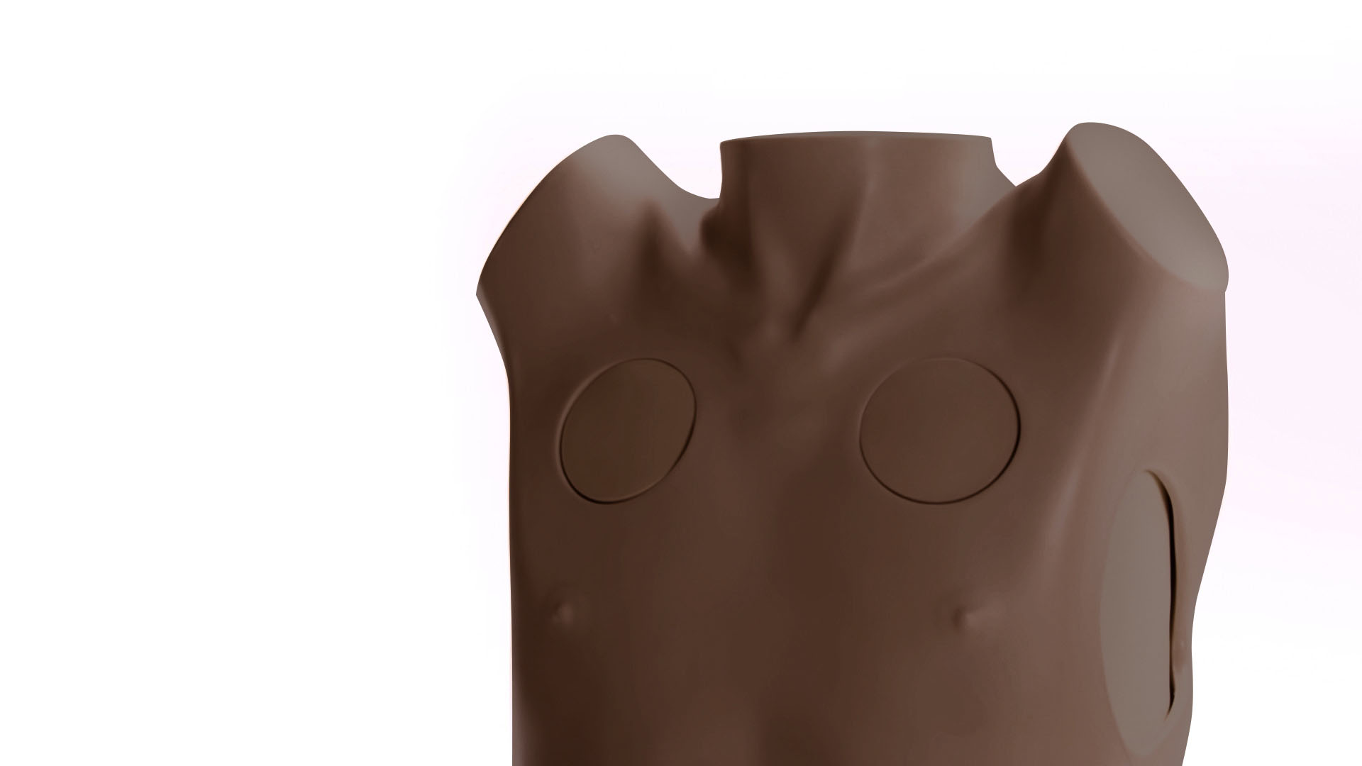 Chest Drain & Needle Decompression Trainer, Dark - Adam,Rouilly